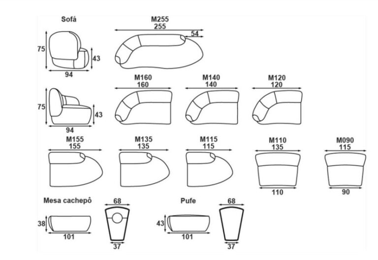 Sofá Boreal - SCG Interiores